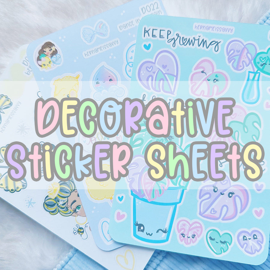 Decorative Sticker Sheets – hernameisSavvy