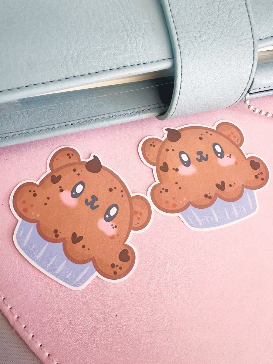 FB017 - Chocolate Chip Cub Muffin Sticker – hernameisSavvy