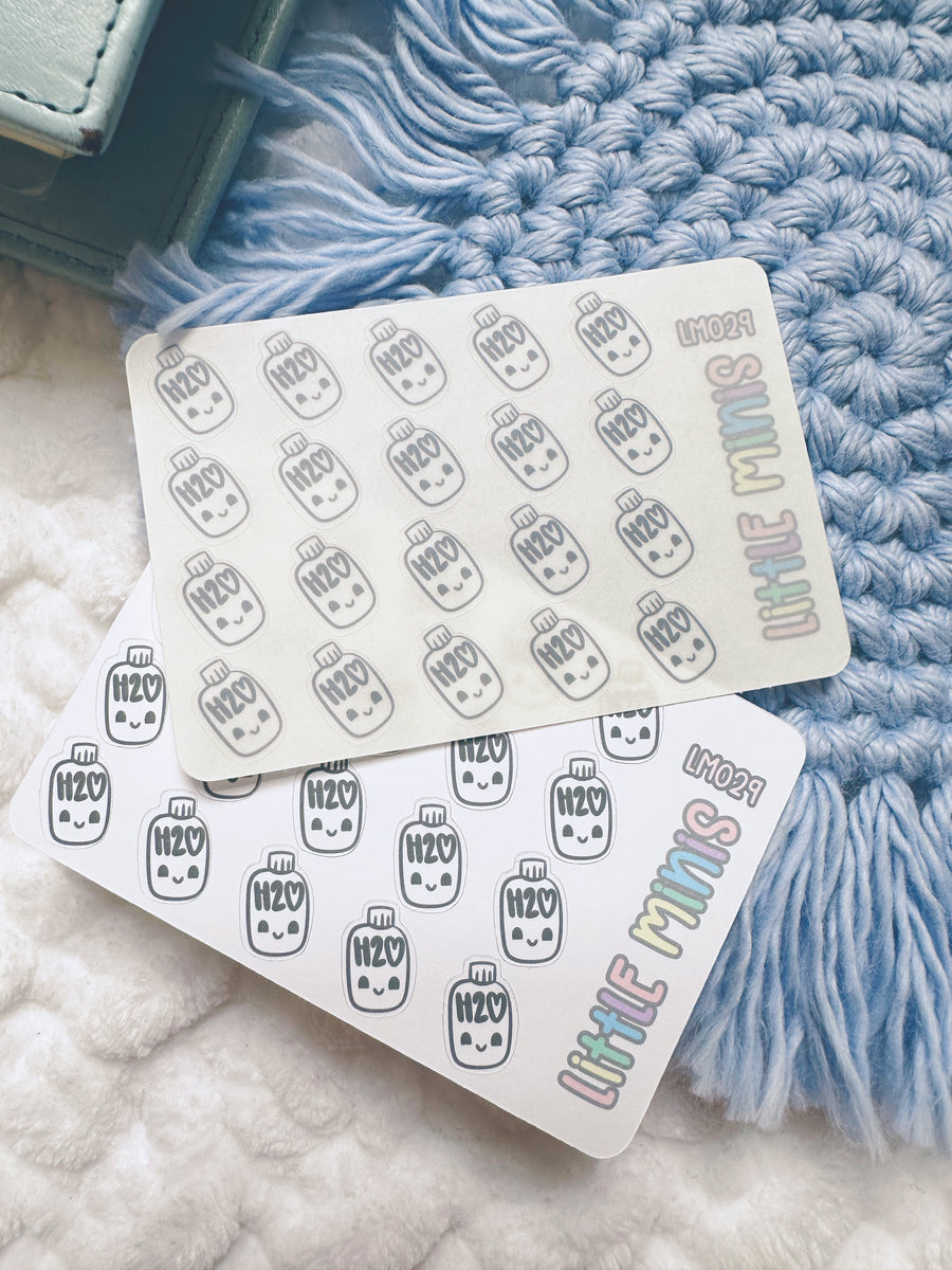 LM029 - H20 Bottle Sticker Sheet – hernameisSavvy