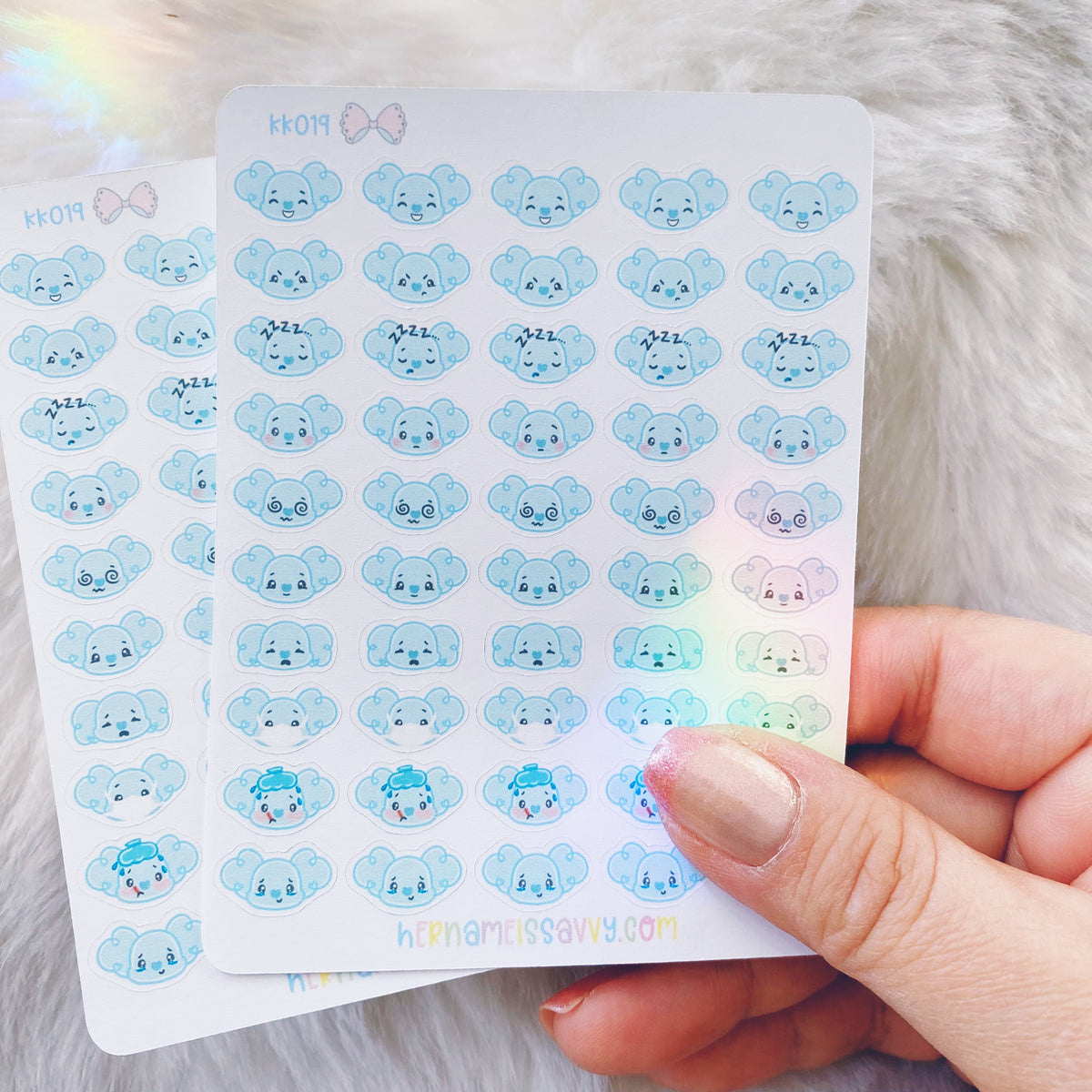KK019 - Tiny Emotional Kohei Sticker Sheet – hernameisSavvy