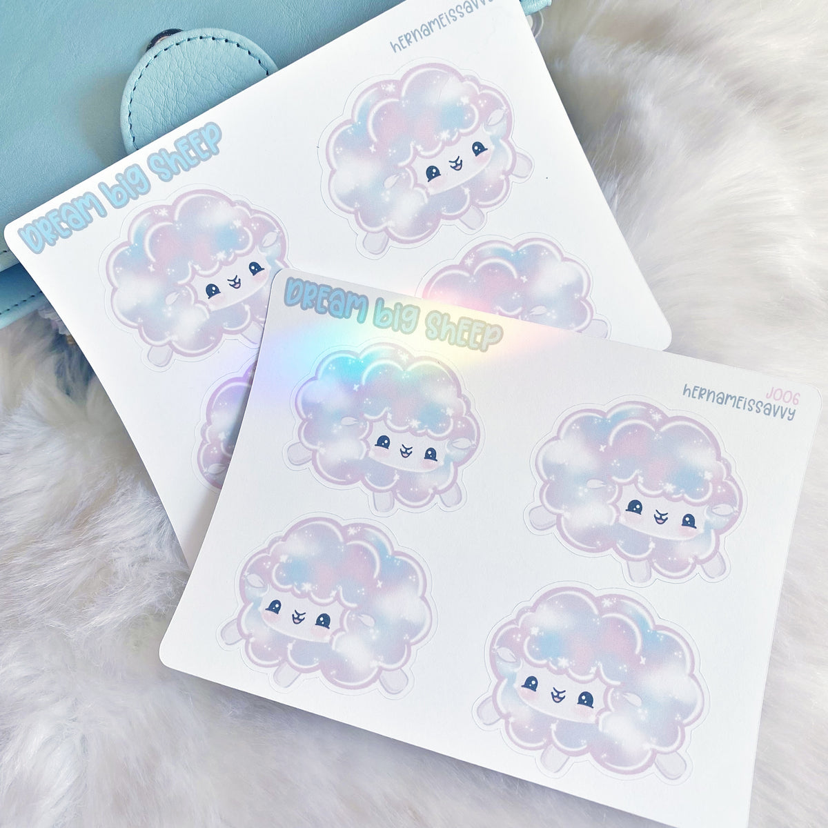 J006 - Dream Big Sheep Notes Sticker Sheet – hernameisSavvy